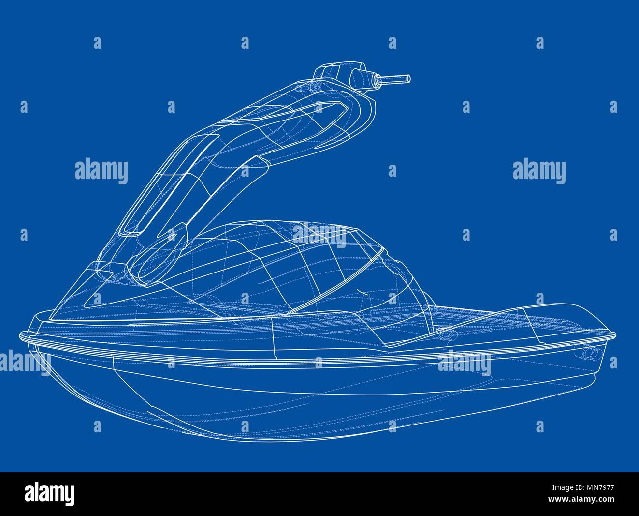 Jet ski sketch. Vector Stock Vector Image & Art - Alamy