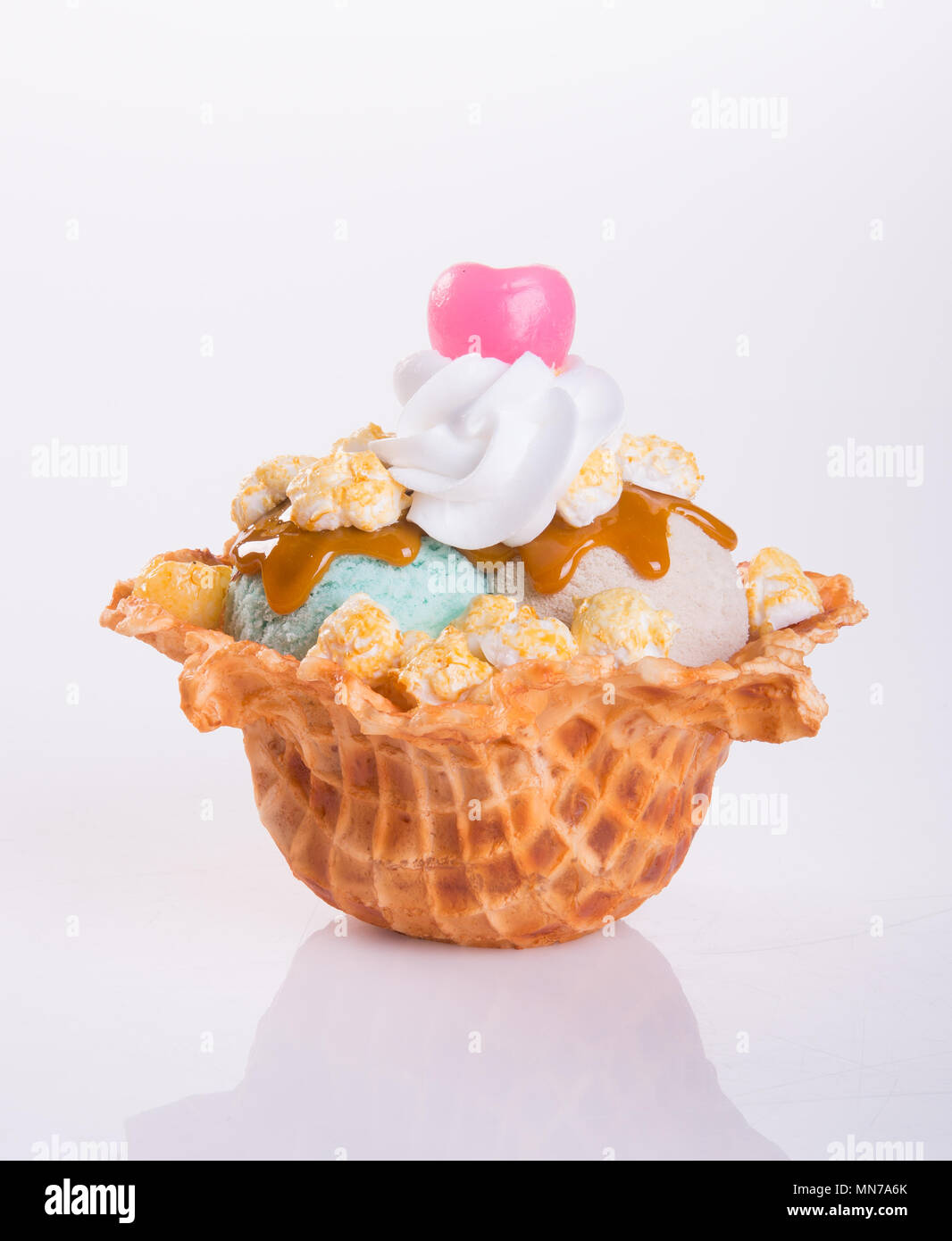 ice cream scoop or mixed ice cream scoops ice cream on background Stock ...