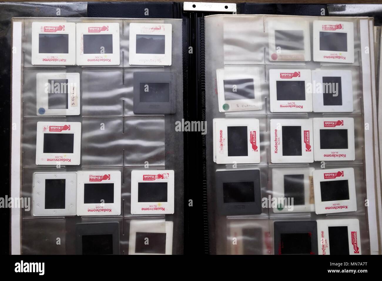 A4 Storage Book for 35mm Slides Stock Photo - Alamy