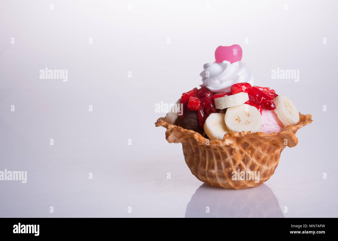 ice cream scoop or mixed ice cream scoops ice cream on background Stock ...