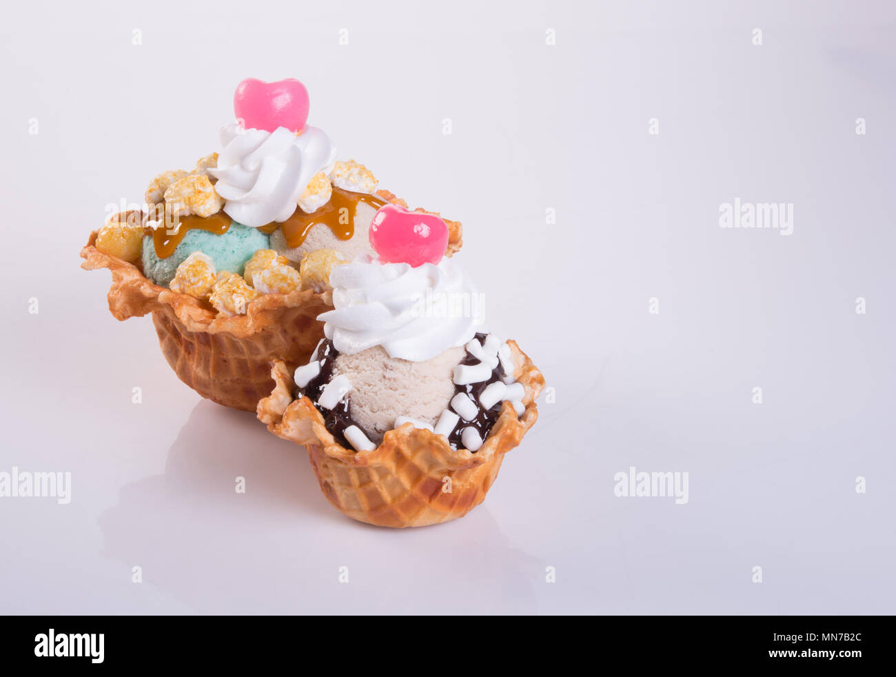 ice cream scoop or mixed ice cream scoops ice cream on background Stock ...