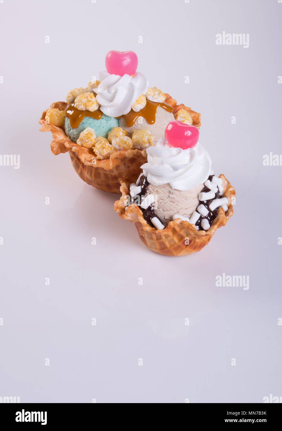 ice cream scoop or mixed ice cream scoops ice cream on background Stock ...