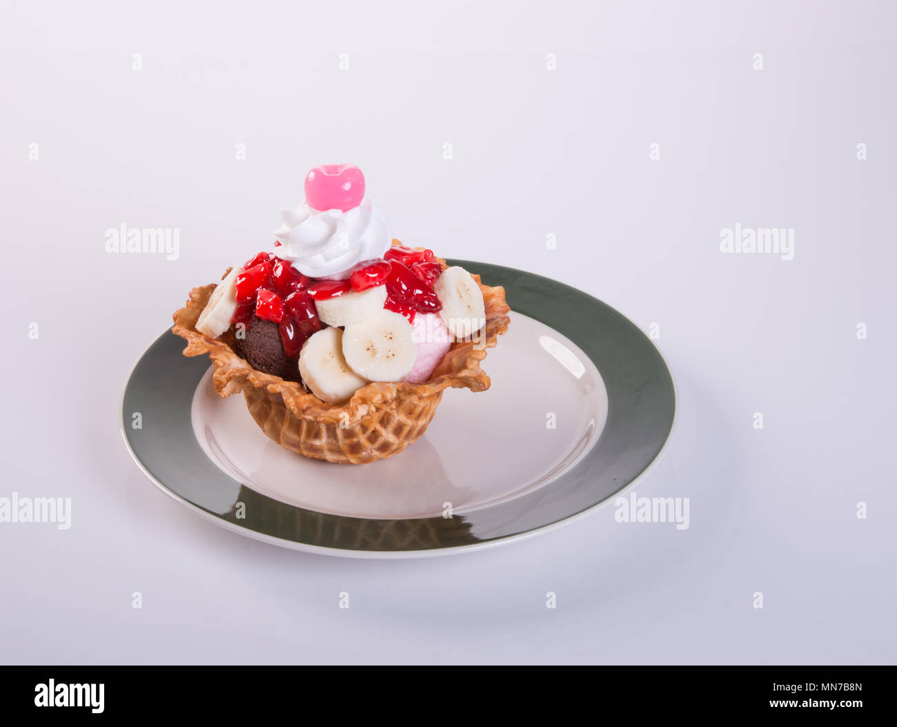 ice cream scoop or mixed ice cream on background Stock Photo - Alamy