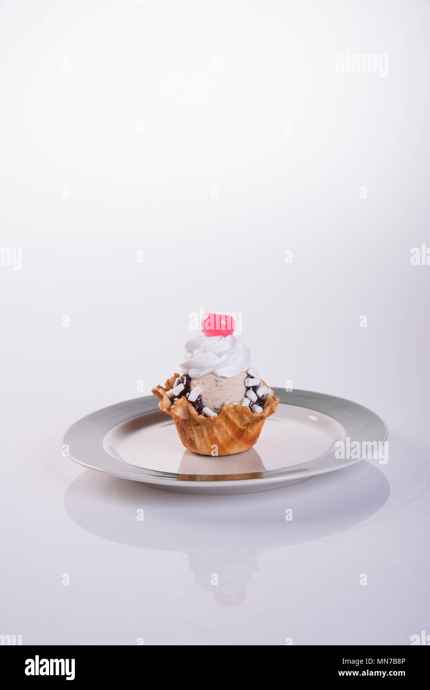 ice cream scoop or mixed ice cream on background Stock Photo - Alamy