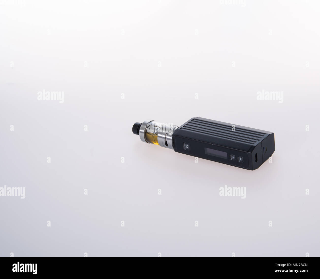 electronic cigarette or vaping device on background Stock Photo - Alamy