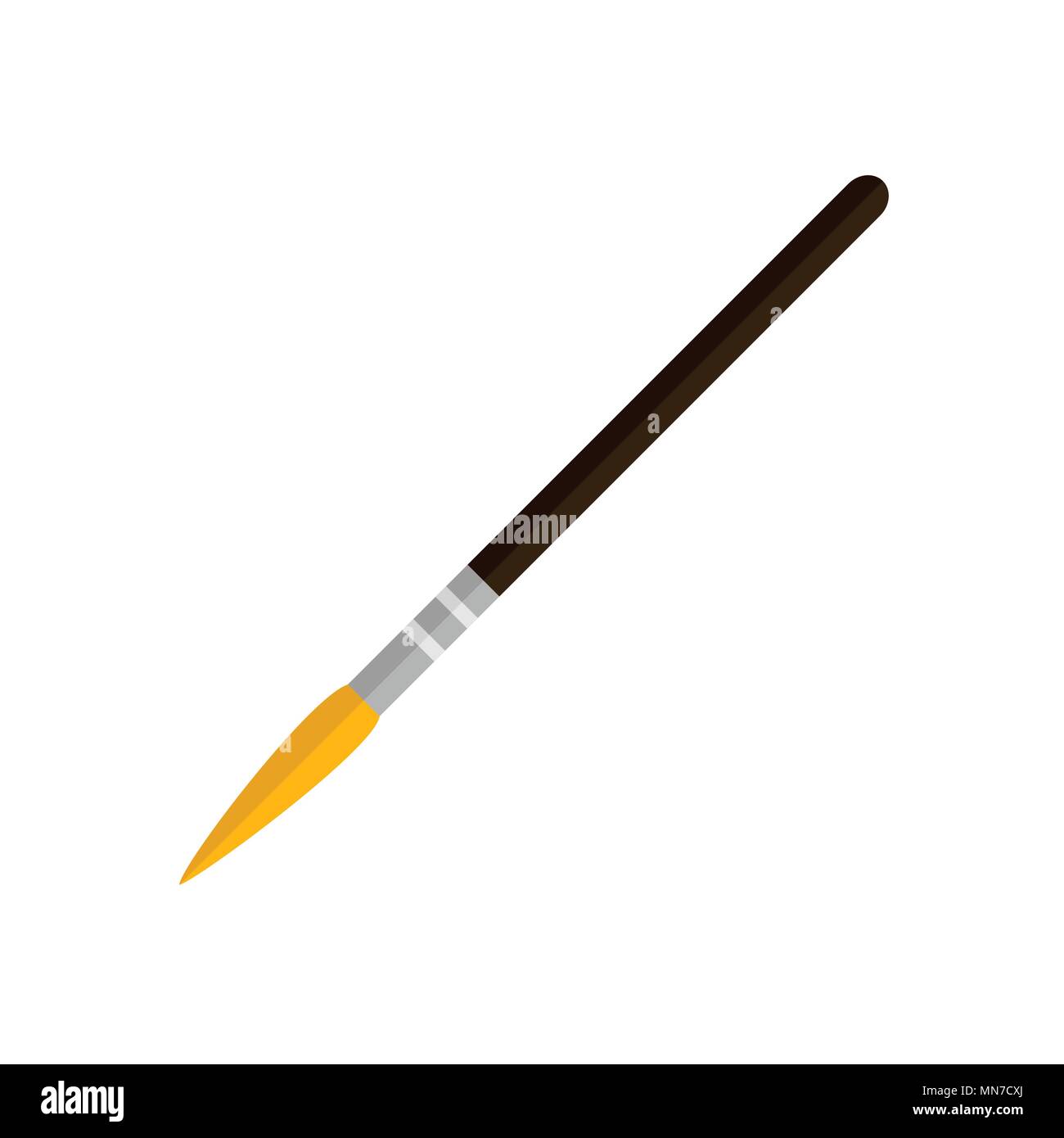 Simple artist brush vector hi-res stock photography and images - Alamy