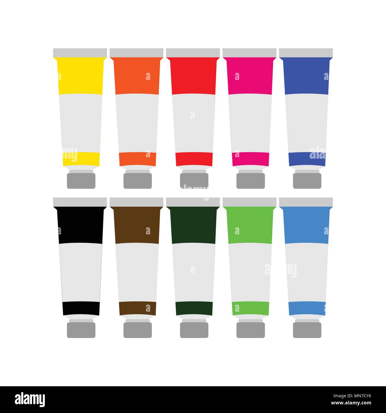 Water Color Paste Vector Illustration Graphic Design Stock Vector Image ...