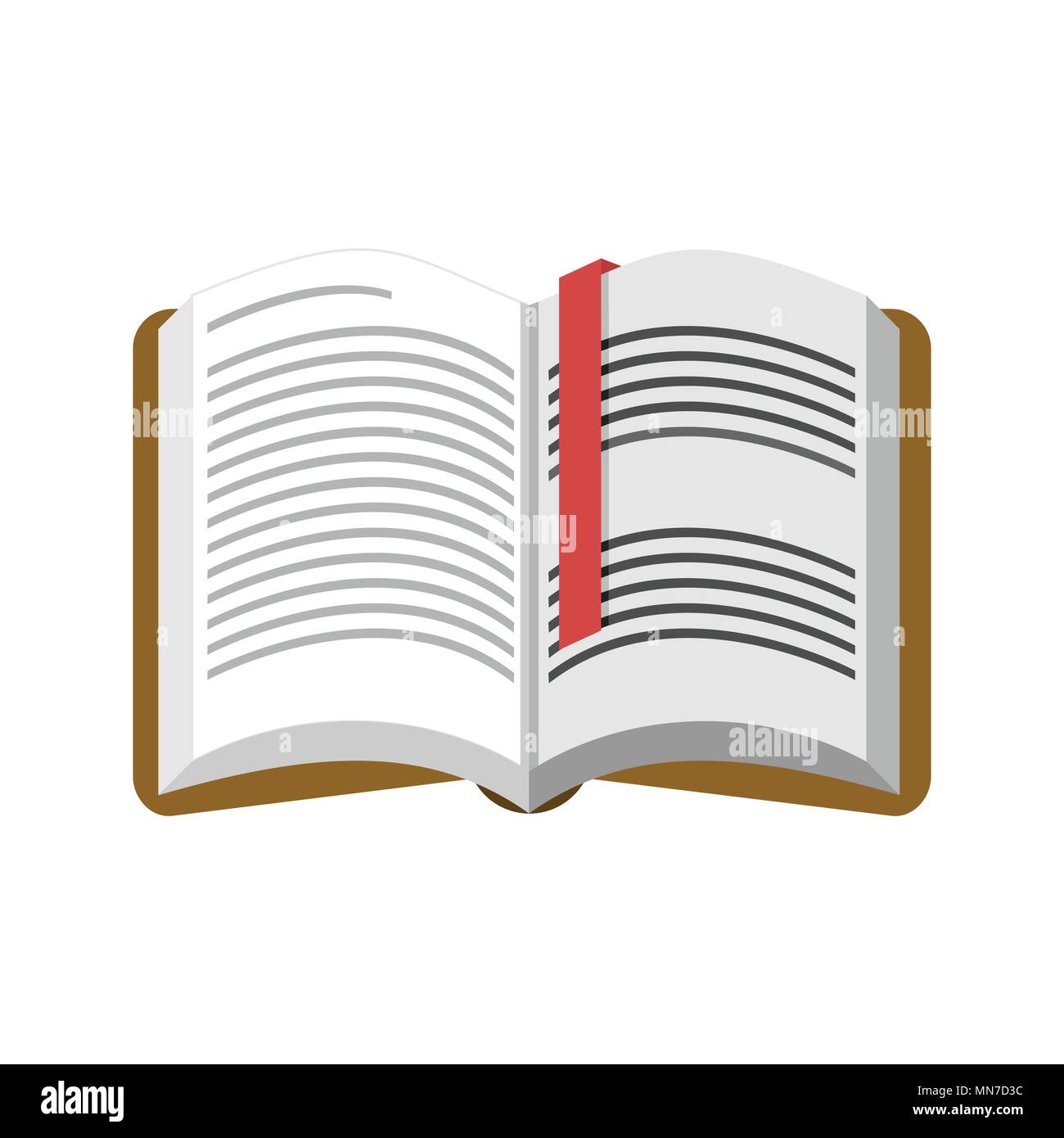 Bookmarked page Stock Vector Images - Alamy