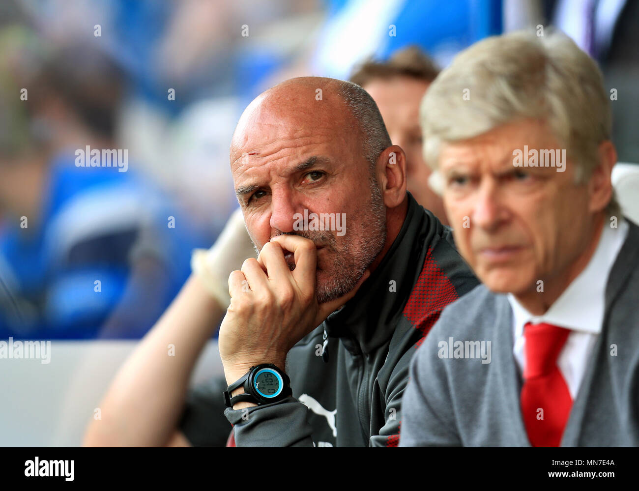 Arsenal Assistant Manager Steve Bould Stock Photo - Alamy
