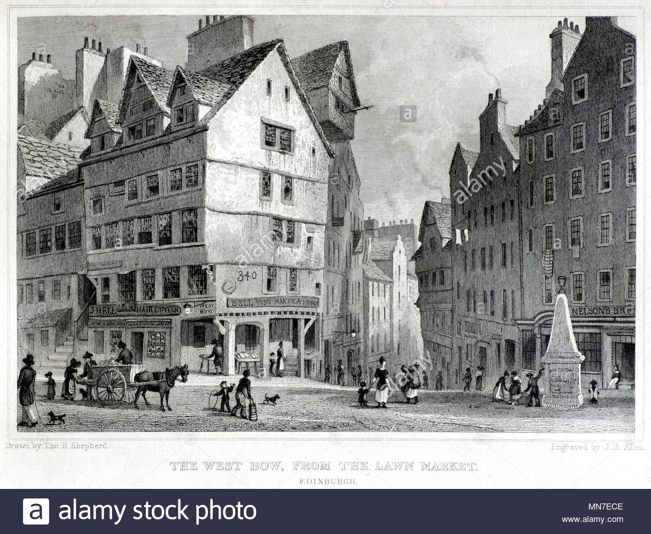 Scottish market 1800s hi-res stock photography and images - Alamy