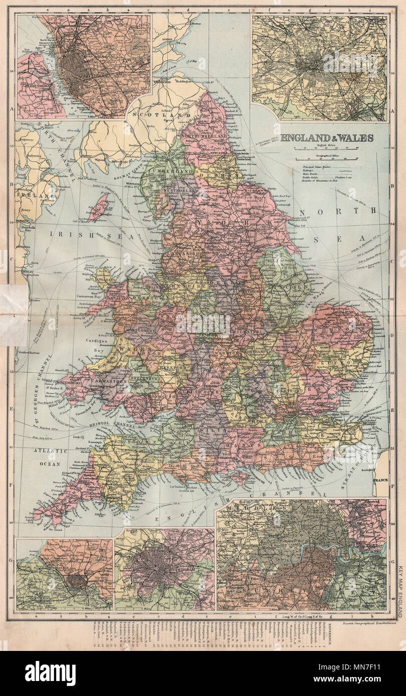 ENGLAND & WALES. Liverpool Manchester Bristol Birmingham London. BACON ...