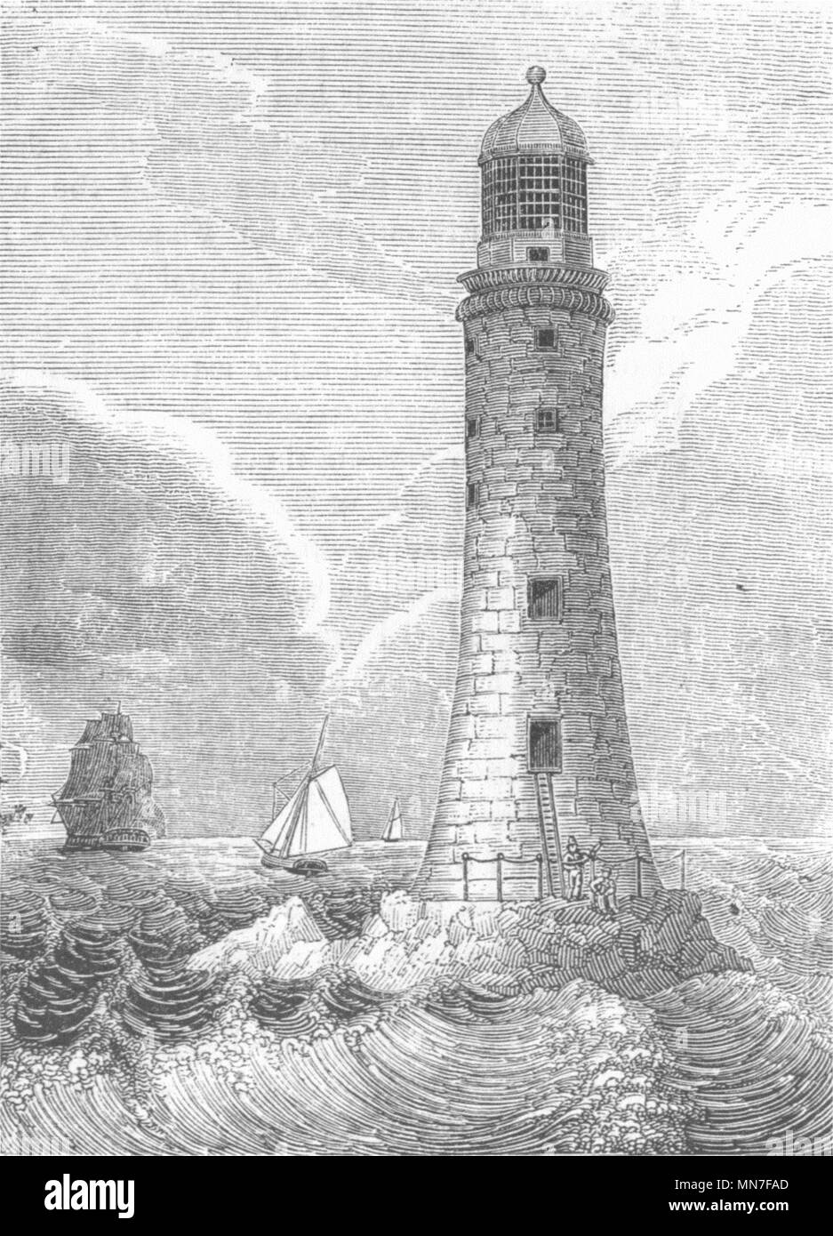 Old eddystone lighthouse hi-res stock photography and images - Alamy