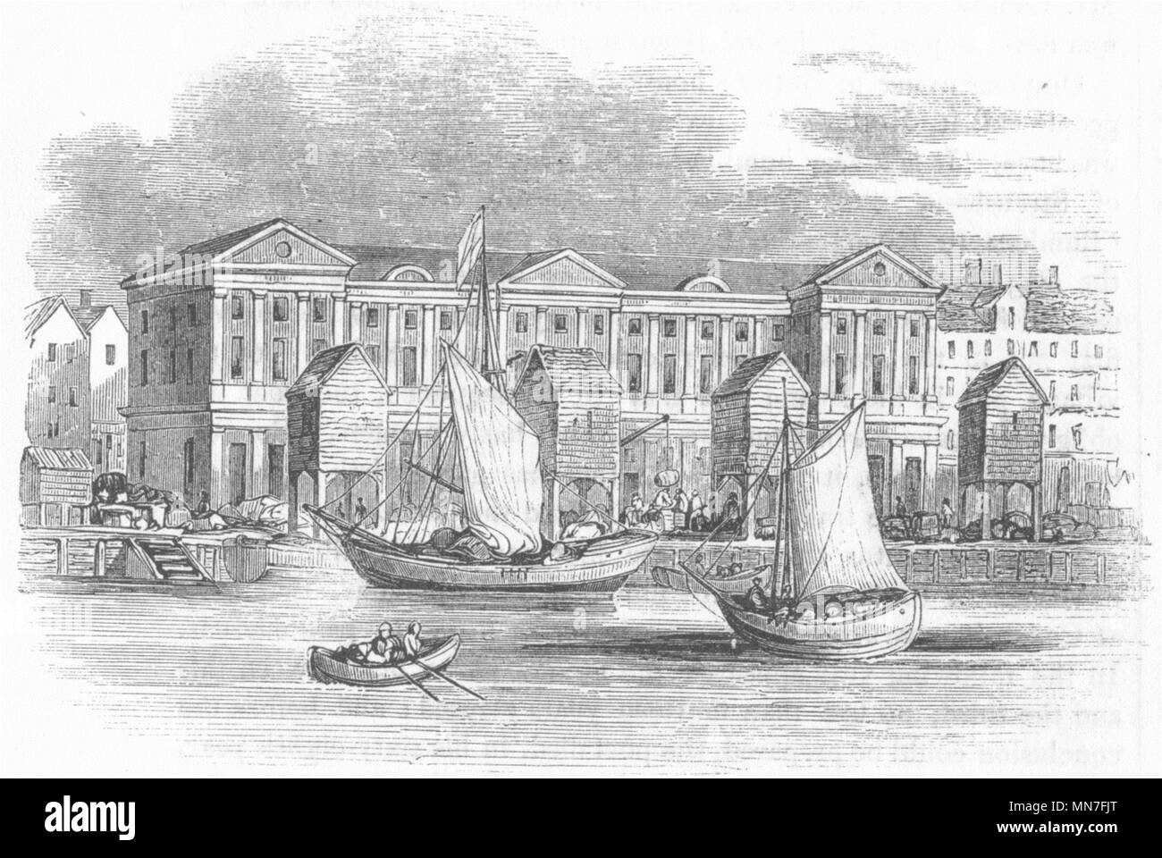 Custom house london 19th century hi-res stock photography and images ...