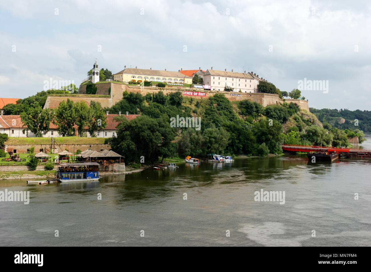 The Petrovaradin fortress and the Danube river Novi Sad,, Beogradska ...