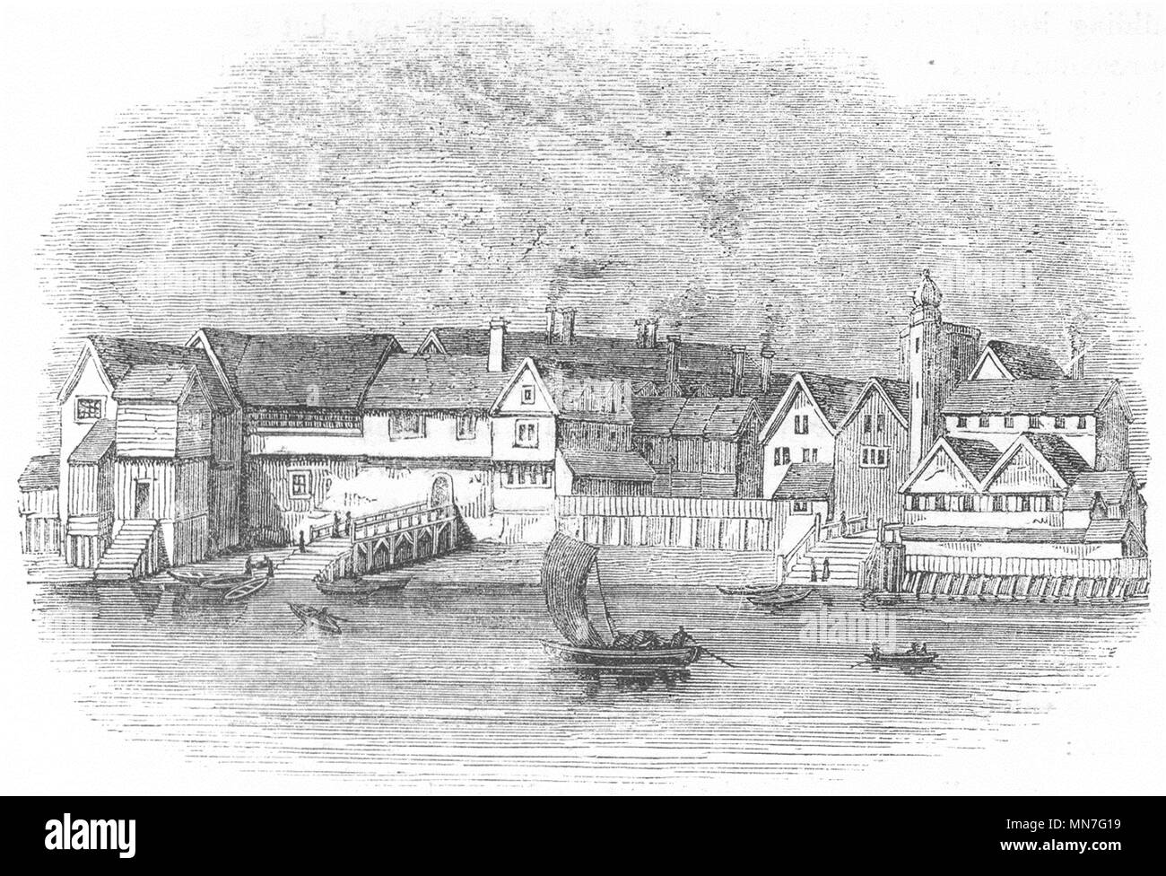 19th century thames wharf hi-res stock photography and images - Alamy