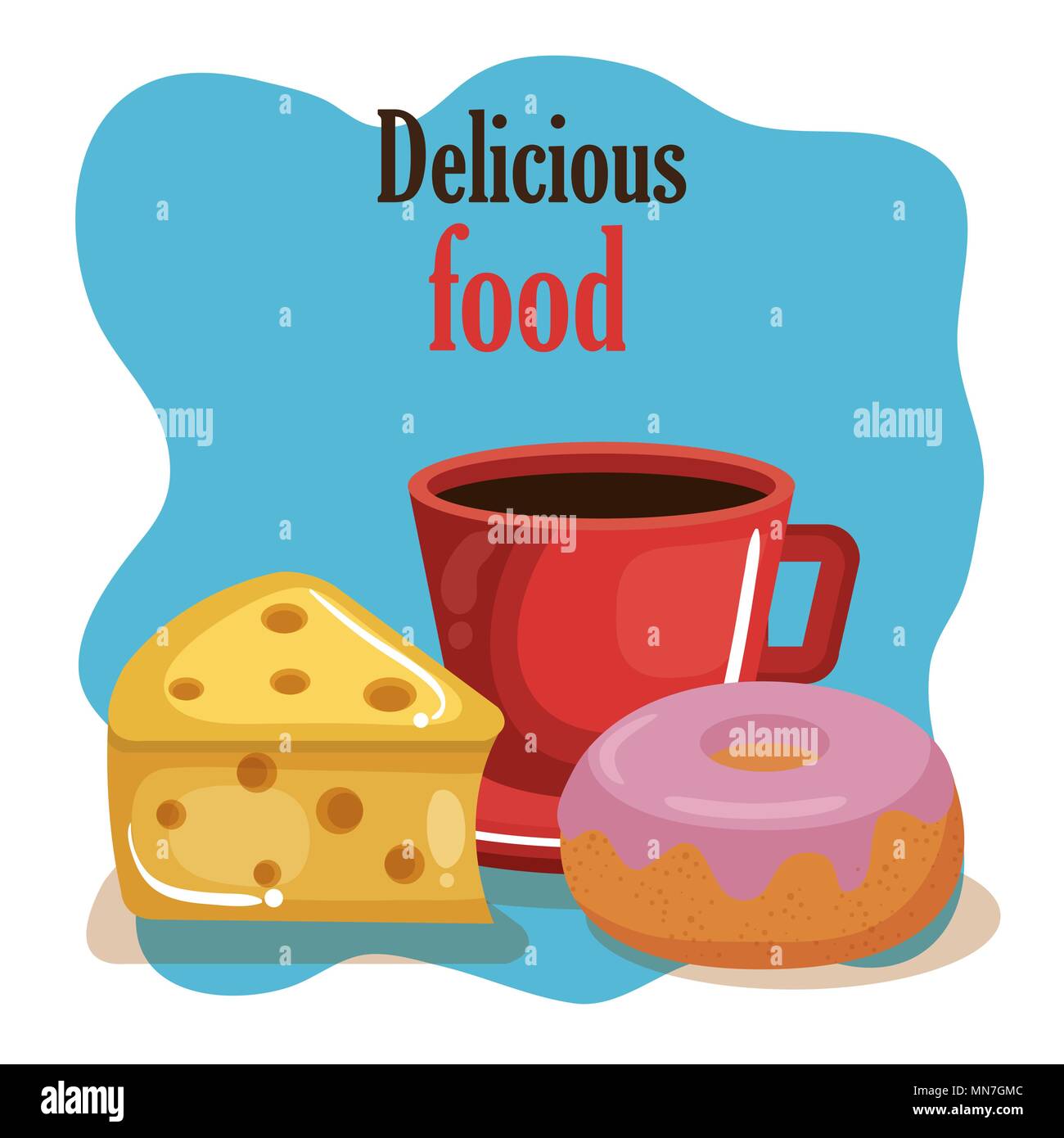 delicious fast food menu Stock Vector Image & Art - Alamy