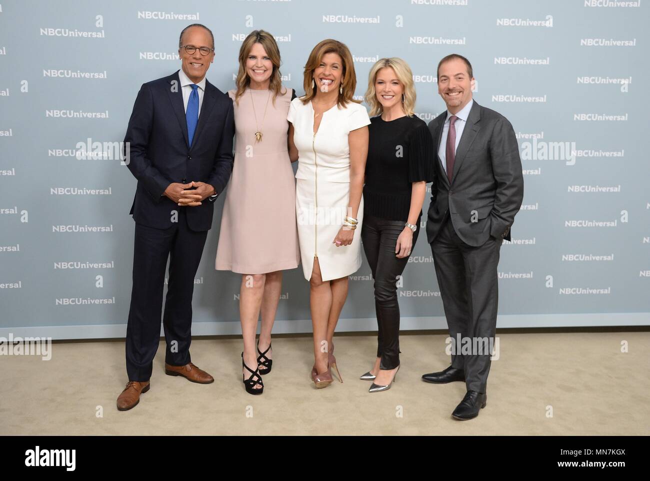 New York, NY, USA. 14th May, 2018. Lester Holt, Savannah Guthrie, Hoda ...
