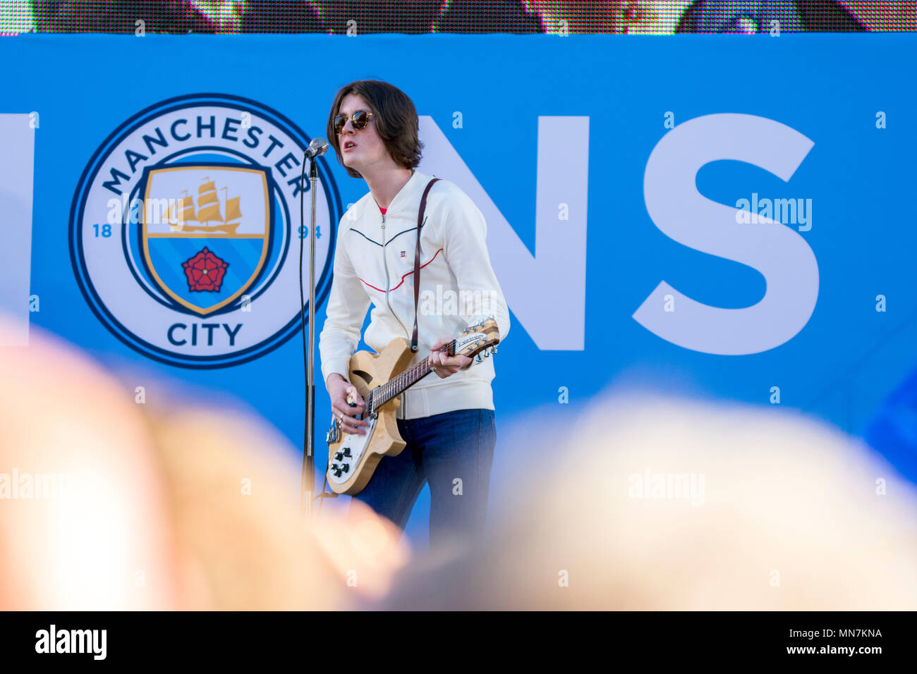 14 May 2018 - Manchester City football club celebrate their Premier ...