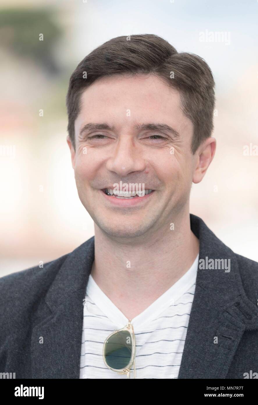 Cannes, France. 15th May, 2018. Topher Grace poses at the photo call of ...