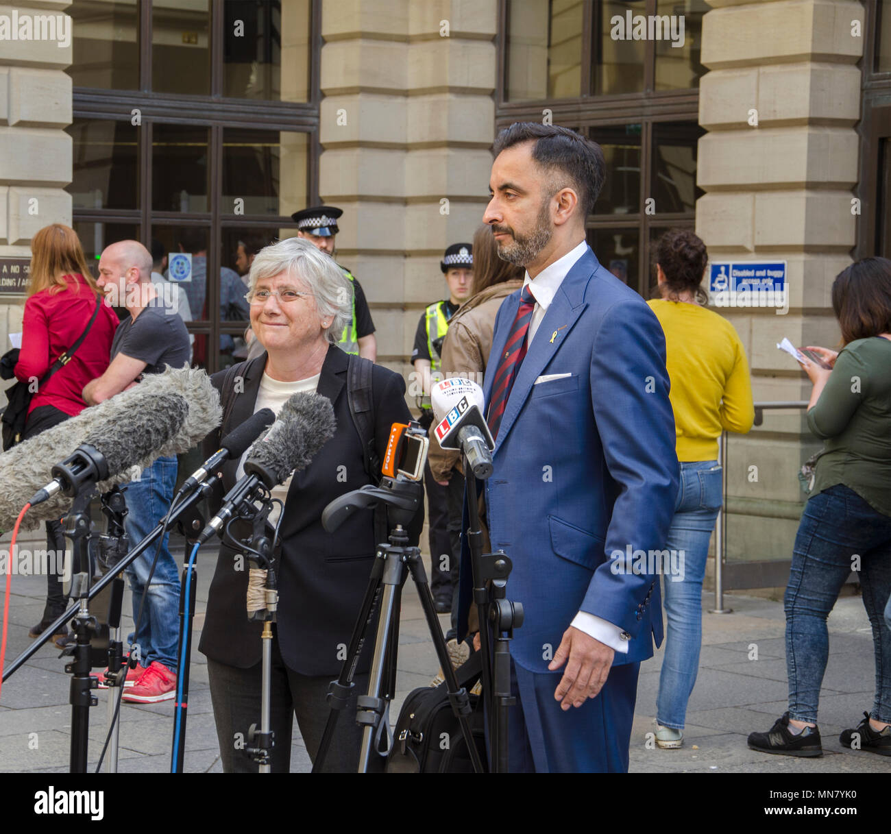 Edinburgh, Scotland.15th May 2018. Former Catalan minister, Clara ...