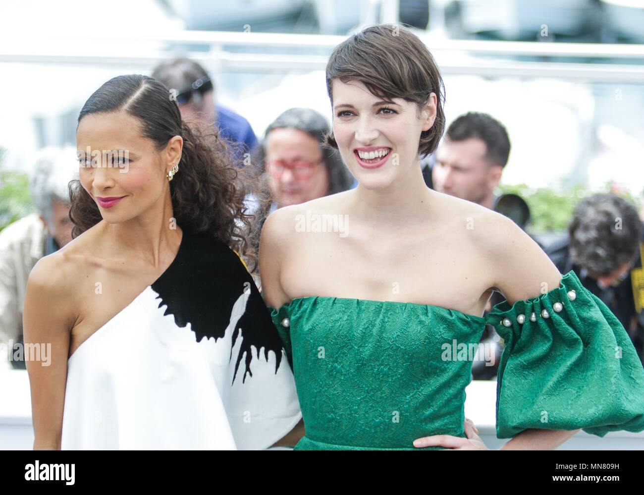 Cannes, France. 15th May 2018. Than Newton, Phoebe Waller Bridge Actors ...