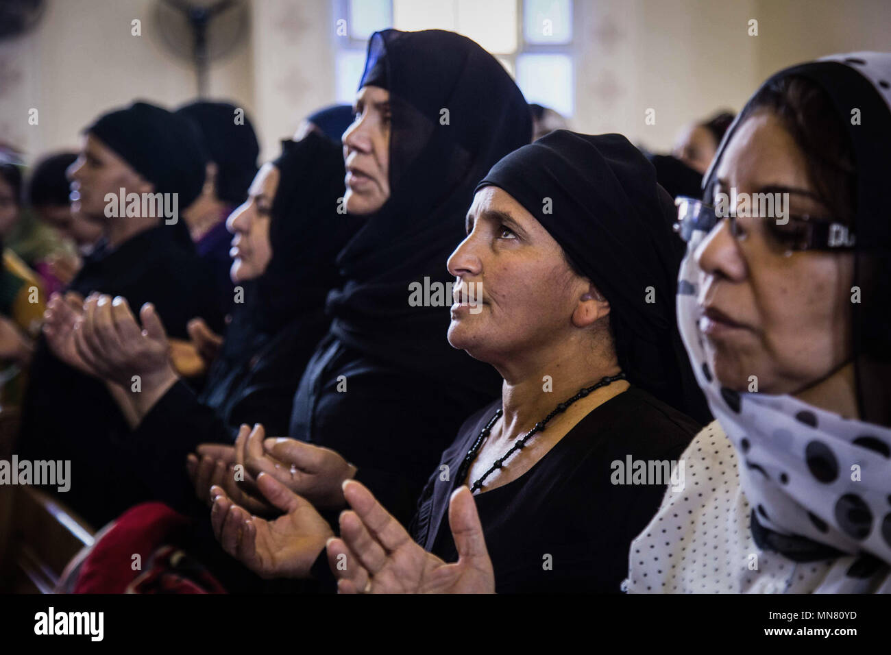 Relatives Of Egyptian Coptic Christians Who Were Beheaded By The So