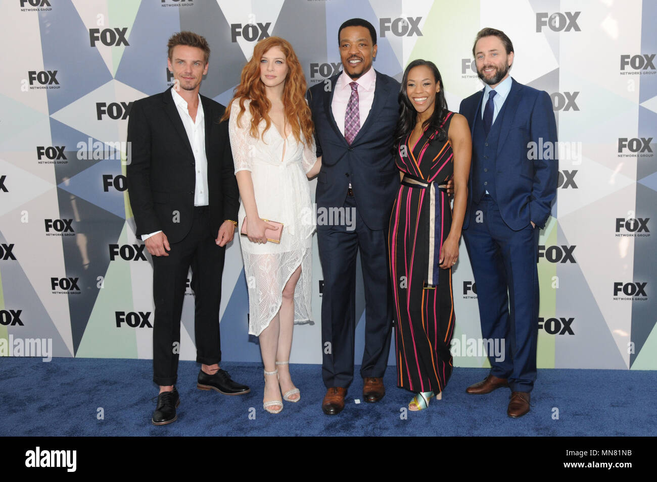 NEW YORK, NY - MAY 14: Riley Smith, Rachelle Lefevre, Russell Hornsby ...