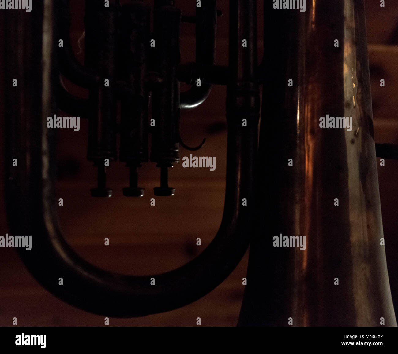 an AirBnB had a beautiful array of musical instruments inside the barn ...