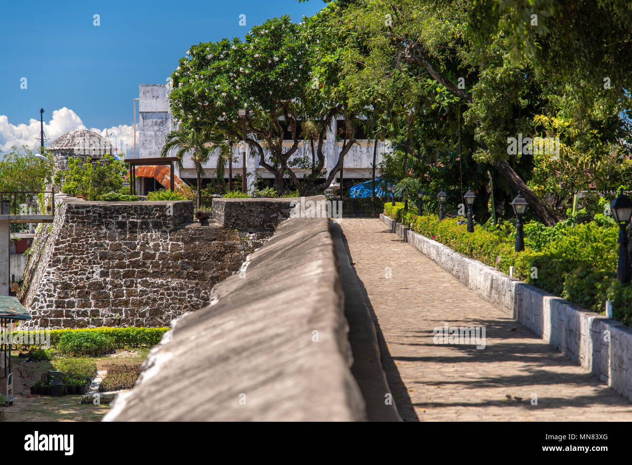Castle of Fort San Pedro in Cebu city, Philippines Stock Photo - Alamy