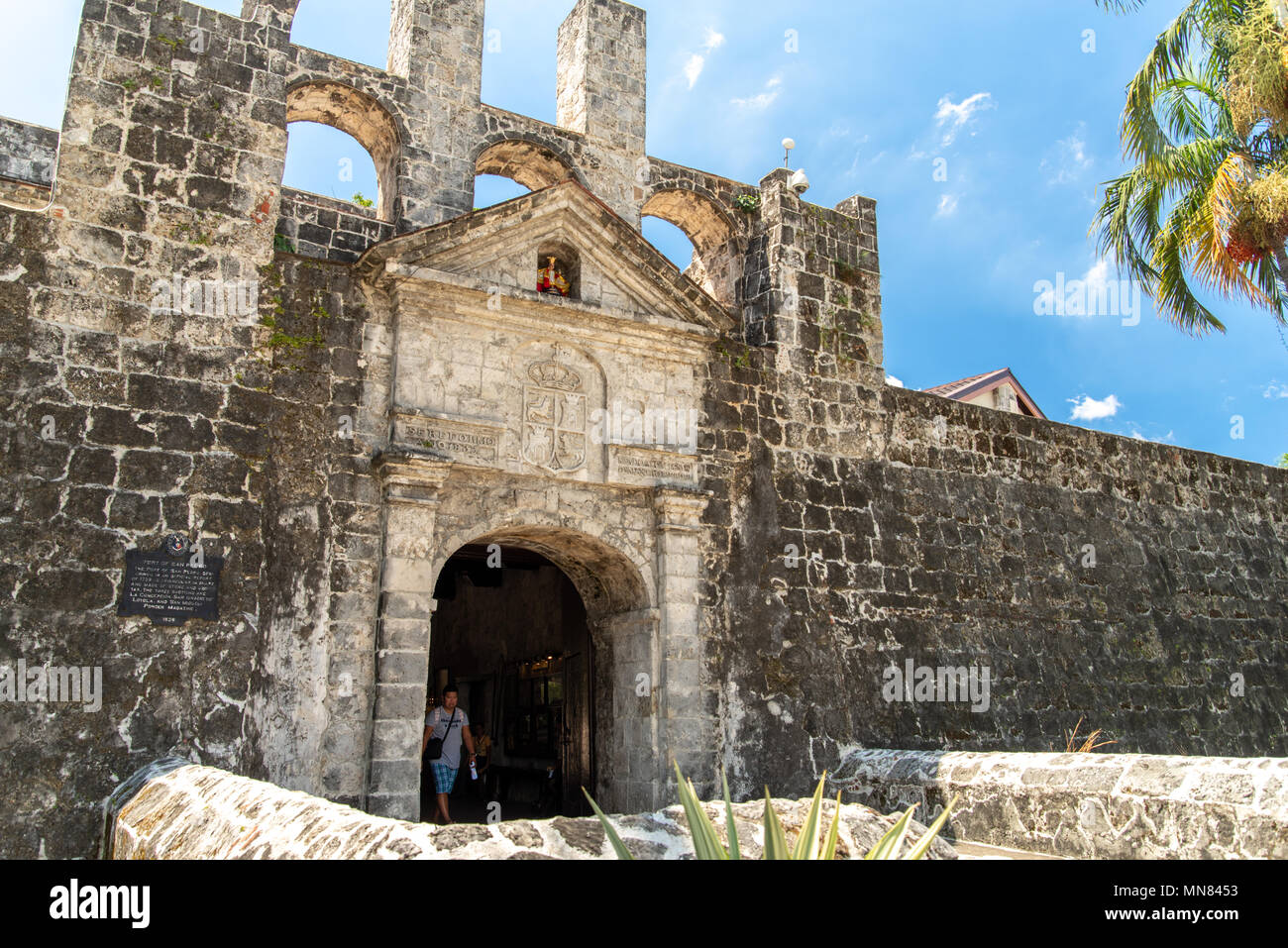 Gate of Fort San Pedro in Cebu city, Philippines Stock Photo - Alamy