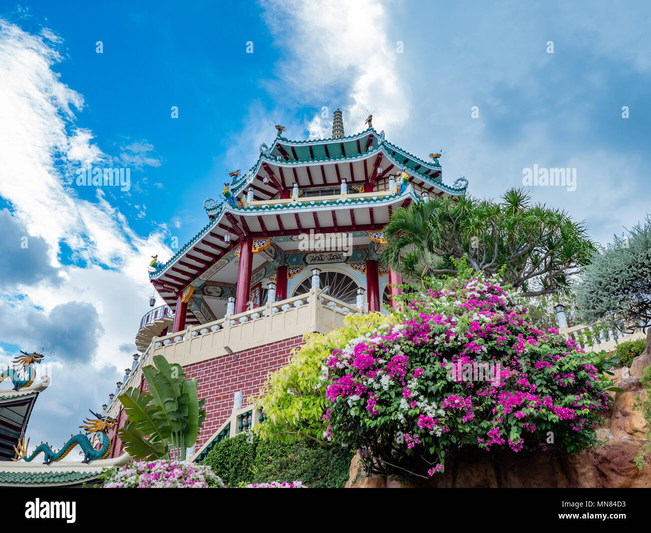 building at Taoist temple in cebu city, Philippines Stock Photo - Alamy