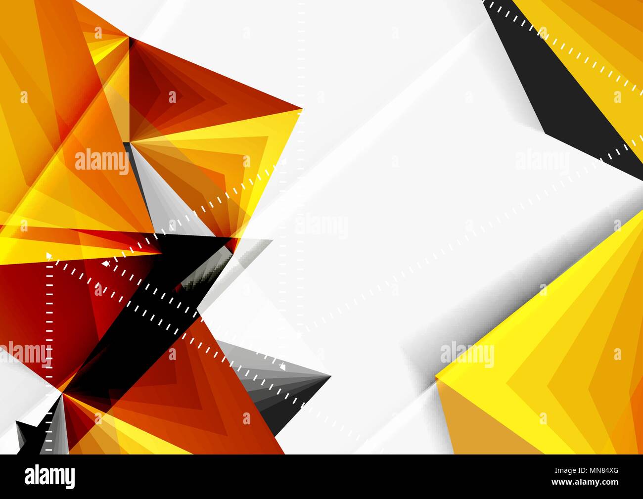 Vector low poly style 3d triangle line. Vector low poly style 3d ...