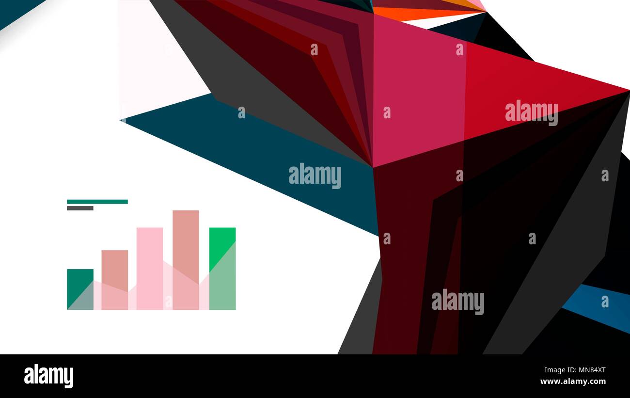 Modern triangle presentation template. Modern triangle presentation ...