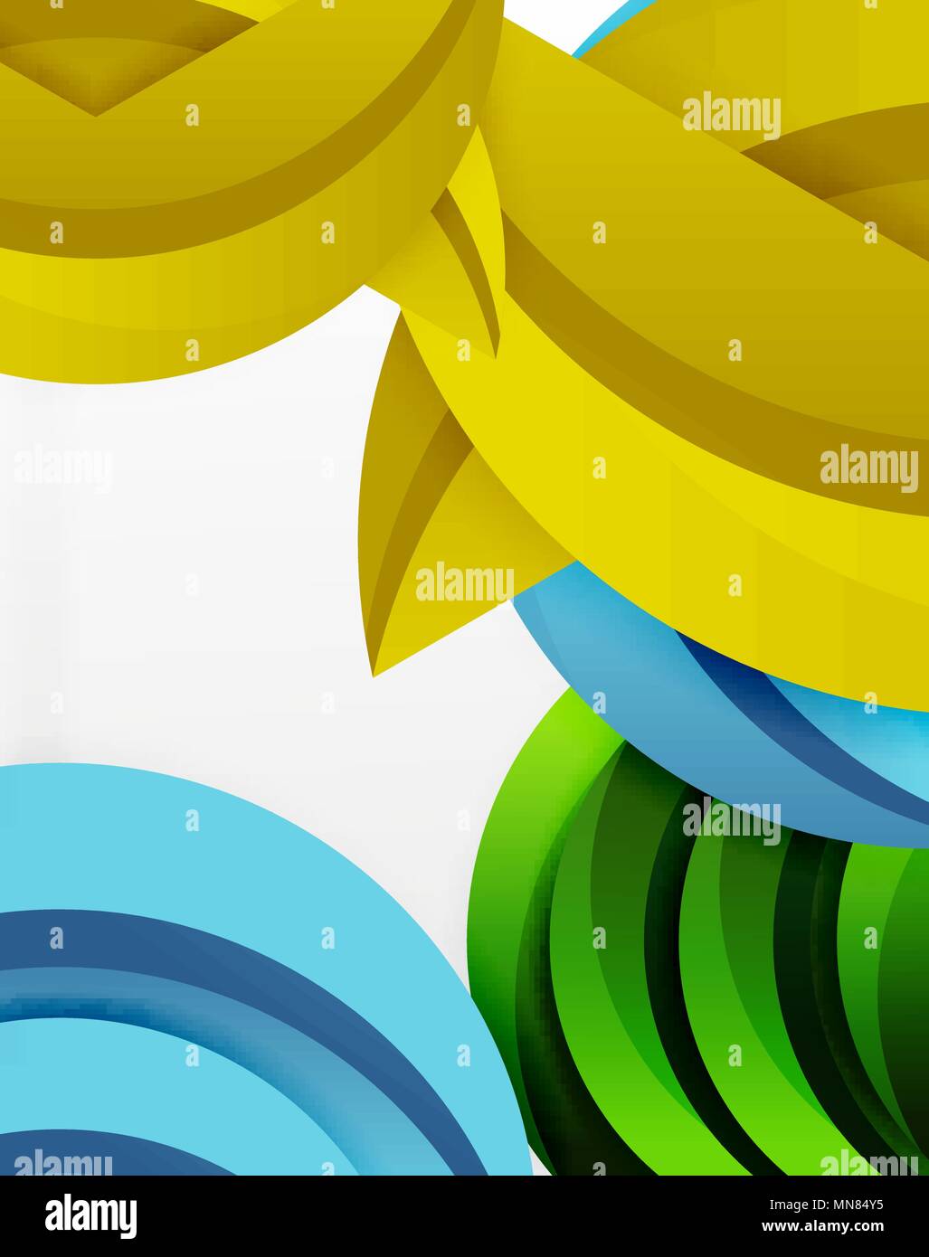 3D wave design. 3D wave lines design. Dynamic effect abstract vector ...