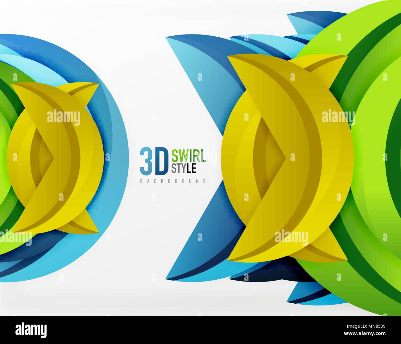 3D wave design. 3D wave lines design. Dynamic effect abstract vector ...