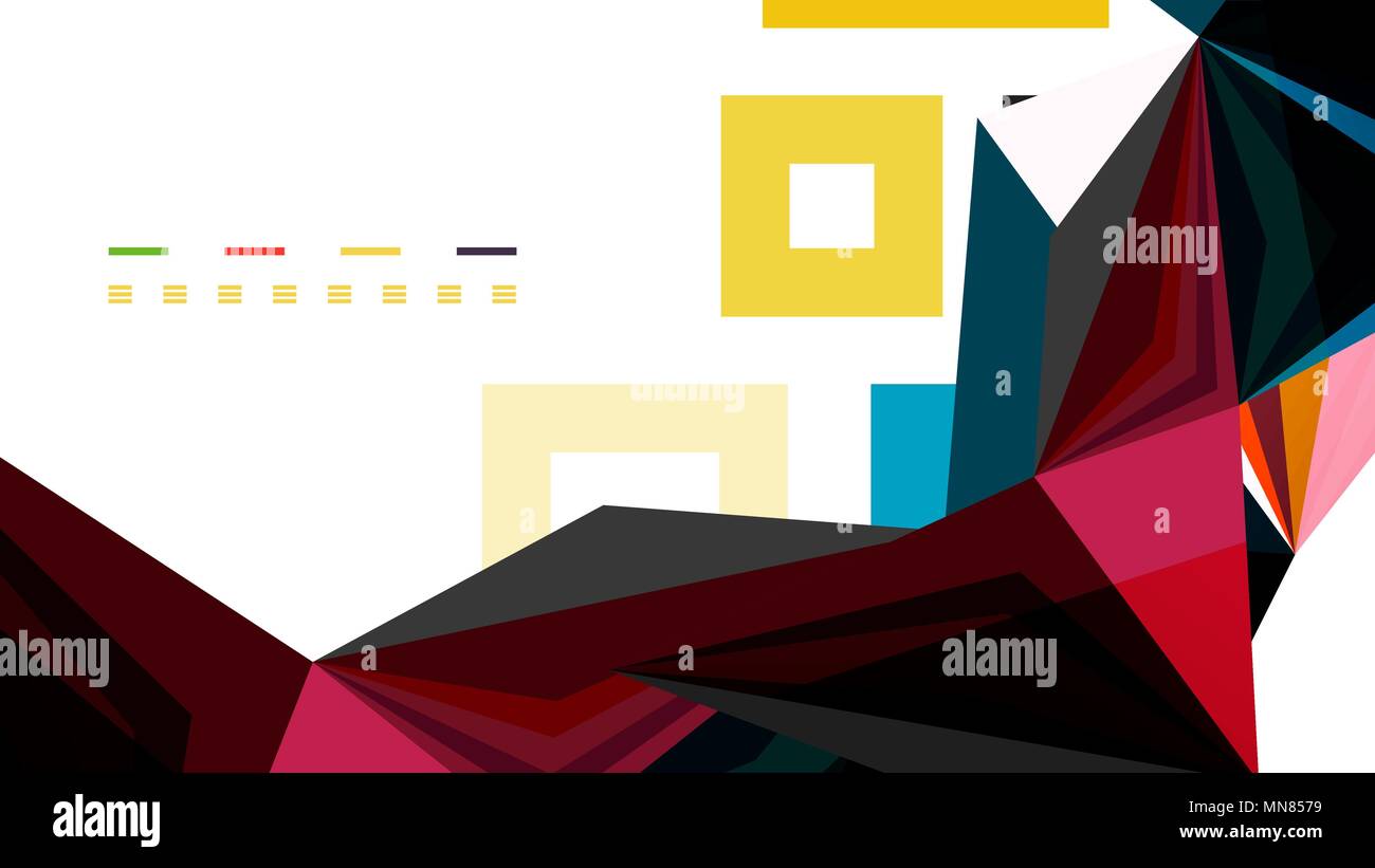 Modern triangle presentation template. Modern triangle presentation ...