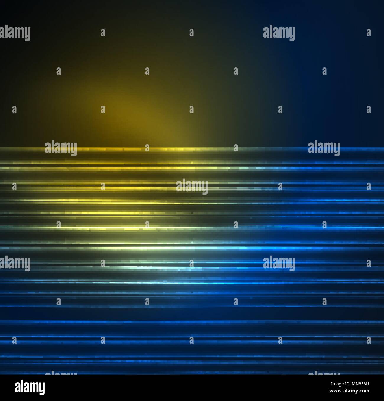 Glowing futuristic lines. Glowing futuristic lines in the dark space ...