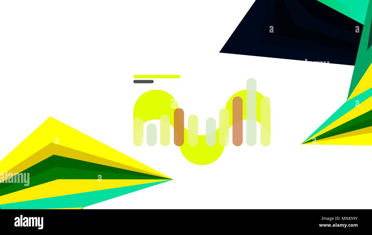 Modern triangle presentation template. Modern triangle presentation ...