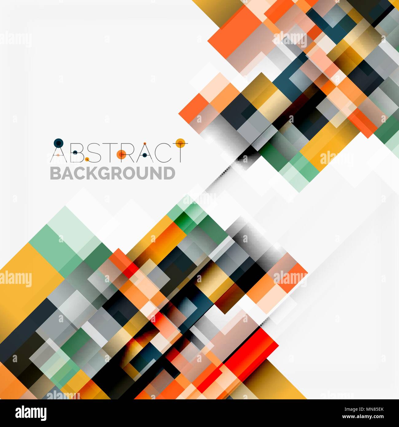Abstract blocks template design background, simple geometric shapes on ...