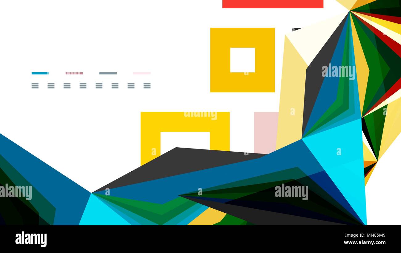 Modern triangle presentation template. Modern triangle presentation ...