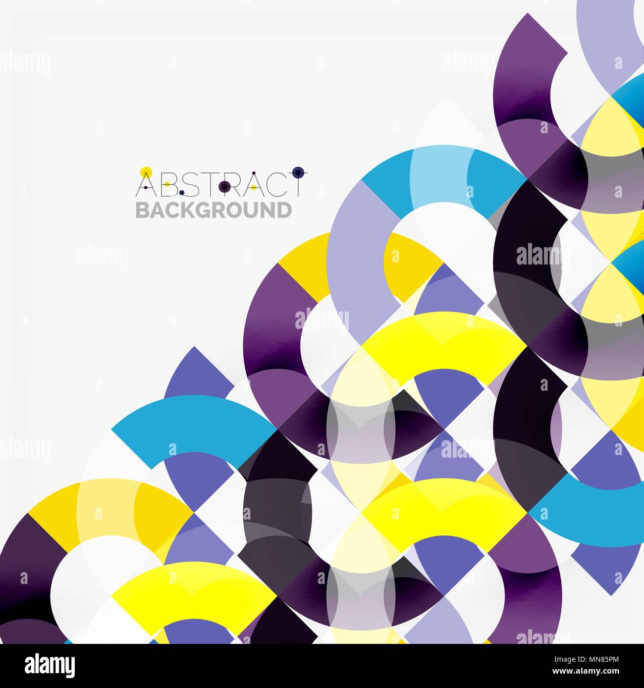 Colorful rings on grey background, modern geometric pattern design. Colorful rings on grey ...