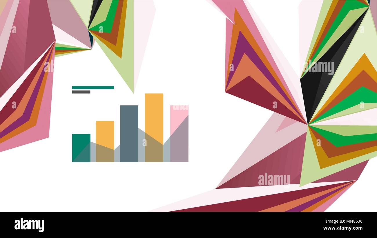 Modern triangle presentation template. Modern triangle presentation ...