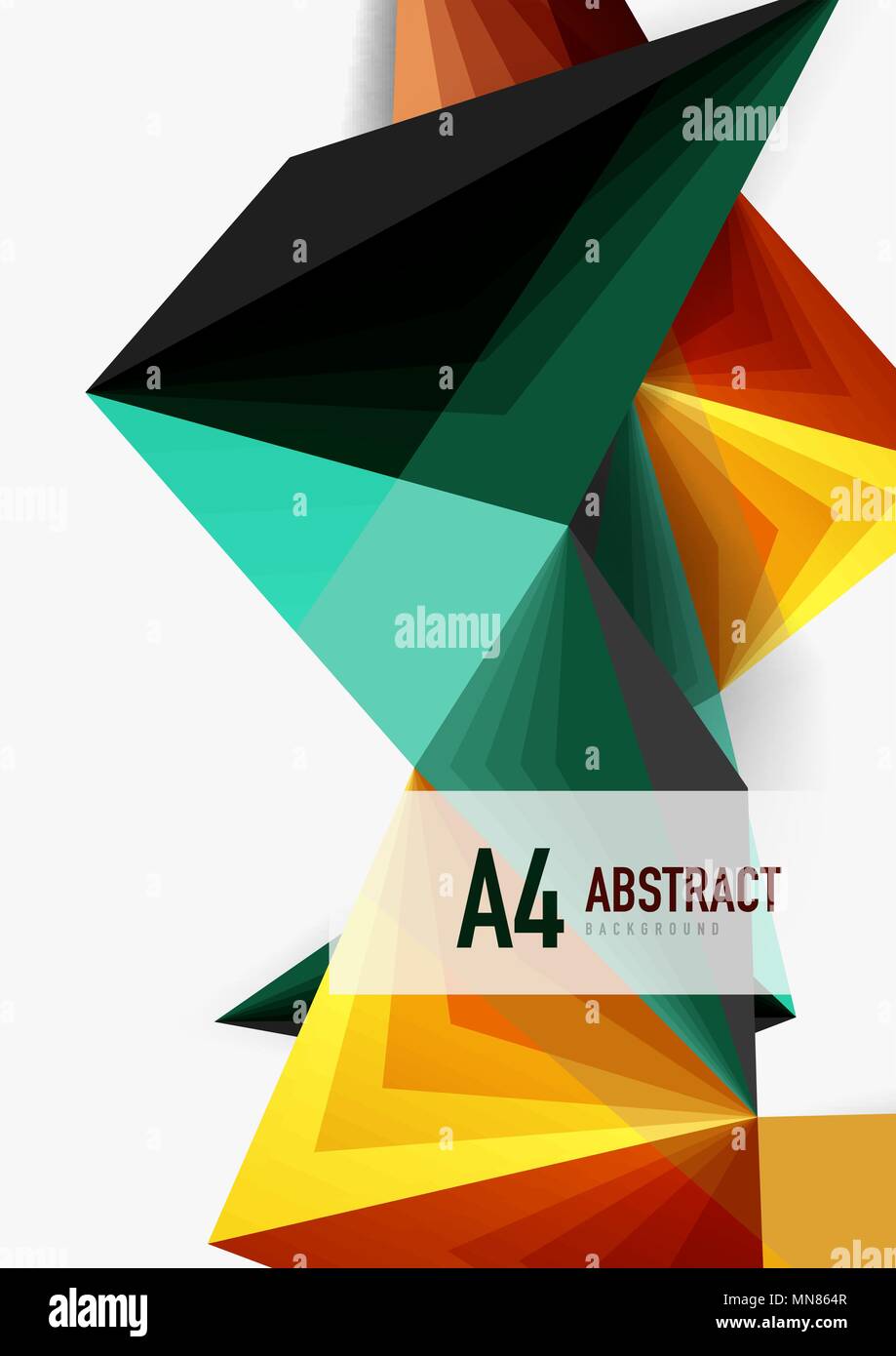 Vector low poly style 3d triangle line. Vector low poly style 3d ...