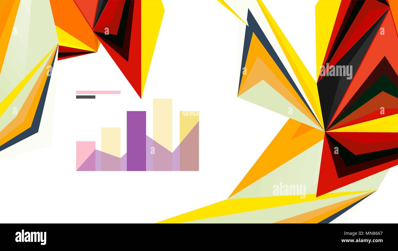 Modern triangle presentation template. Modern triangle presentation ...