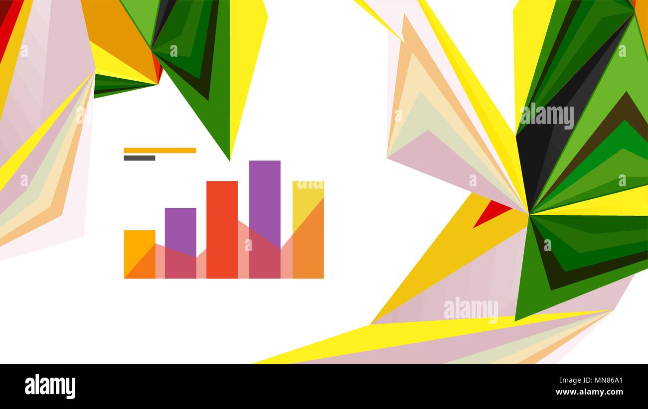 Modern triangle presentation template. Modern triangle presentation ...