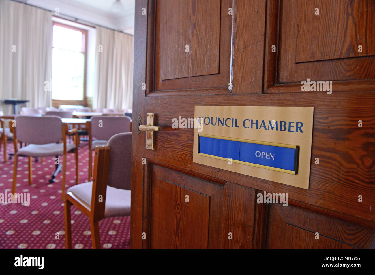 In the council chamber hi-res stock photography and images - Alamy