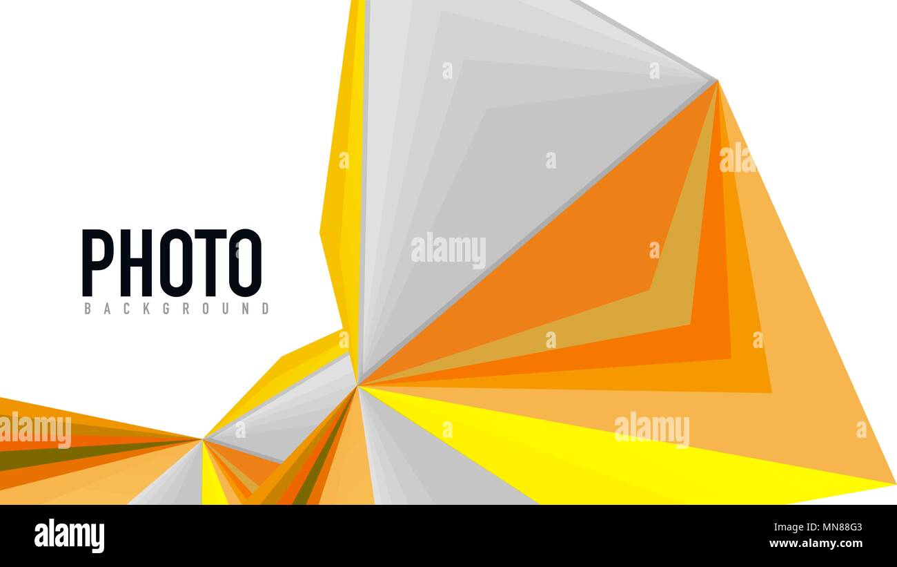 Modern triangle presentation template. Modern triangle presentation ...