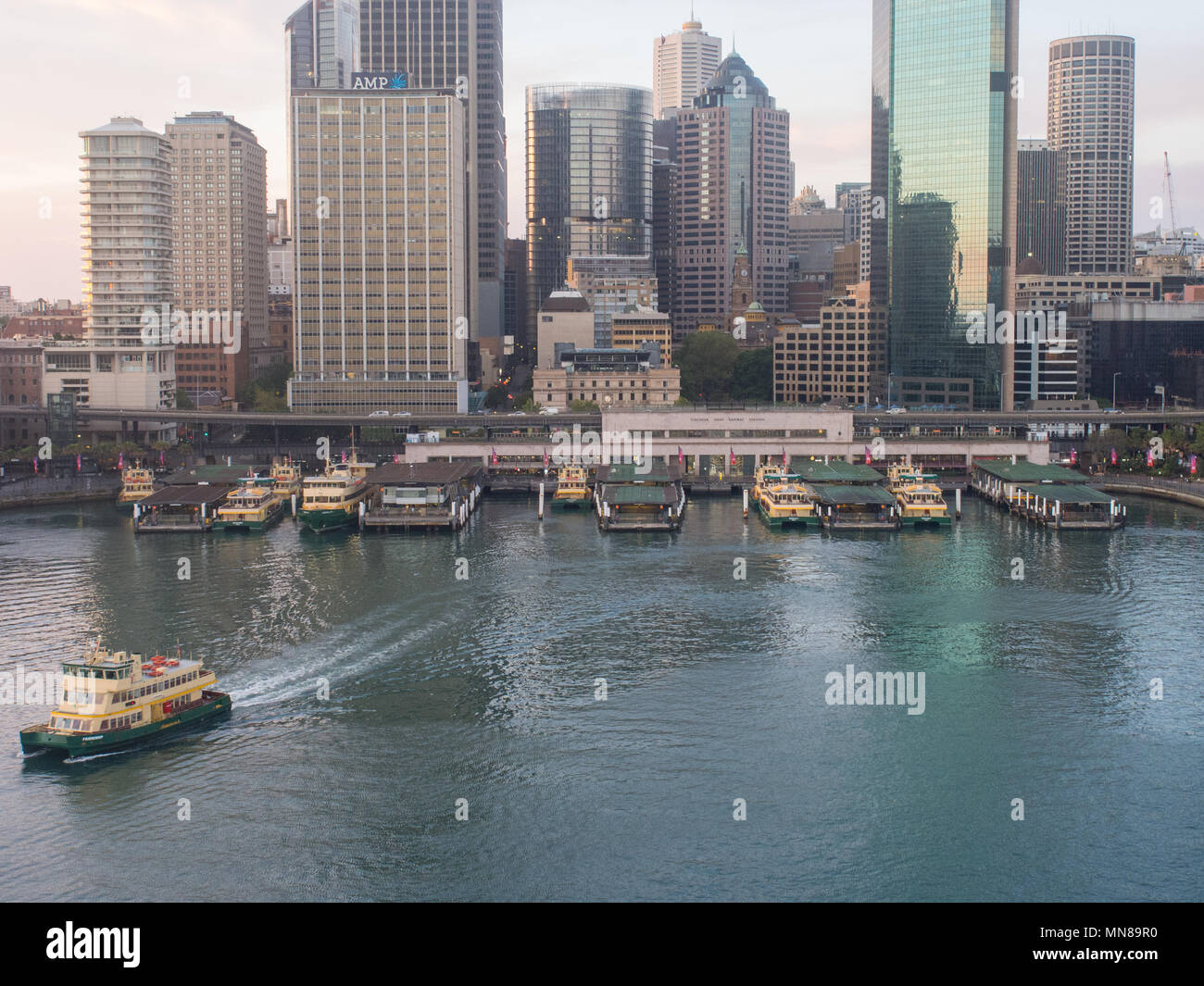 Sydney Ferry Terminal At Circuklar Quay Stock Photo - Alamy