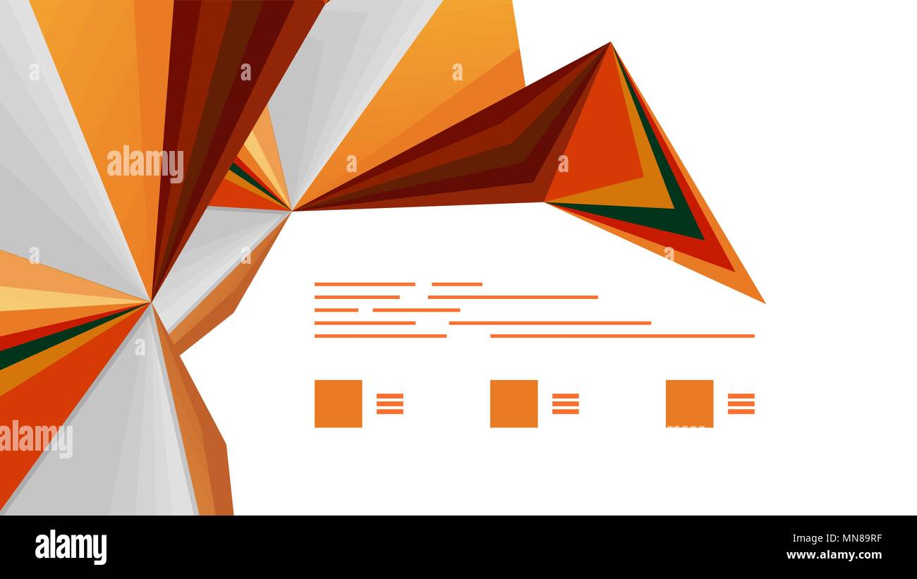 Modern triangle presentation template. Modern triangle presentation ...