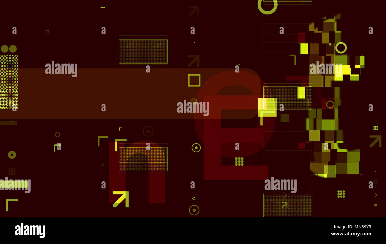 A high-tech 3d rendering of golden and white letters covered with ...